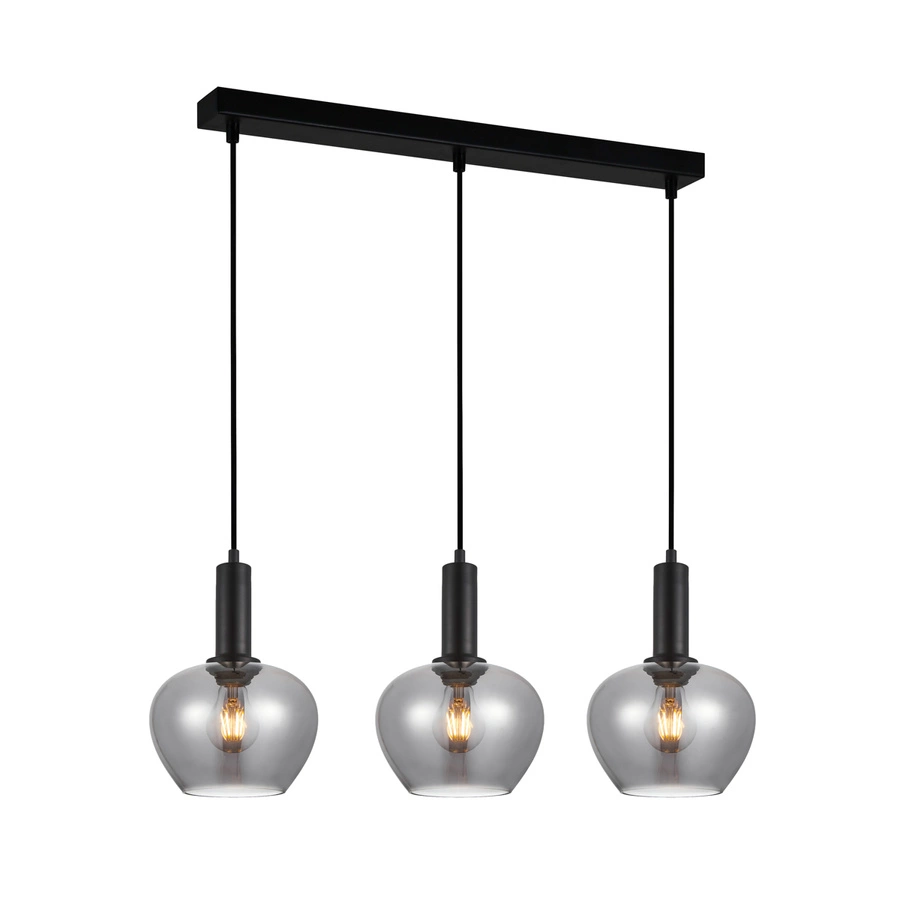 Lampa wisząca Stabla 3xE27 Italux PND-30084-3-BK-SG | Dobra Cena ...